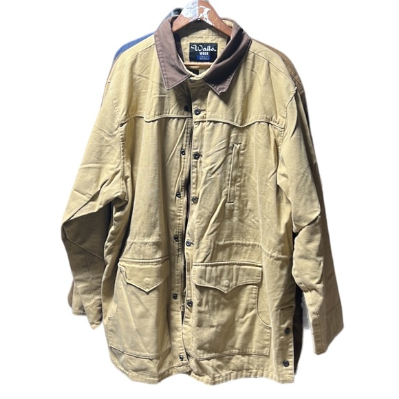 Walls | Jackets & Coats | Walls Work Wear Tan Canvas Zip Up Work Jacket ...